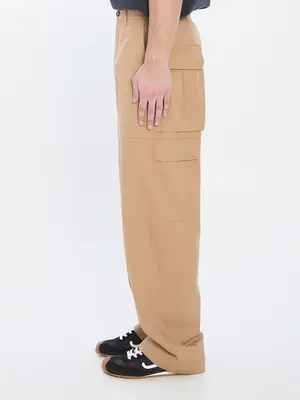 Loewe Wide Leg Cargo Trousers
