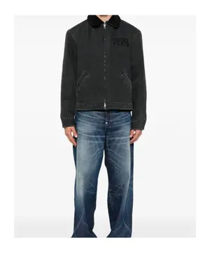 Kenzo Embroidered Denim Jacket - Black