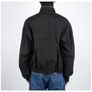 AMI Paris Logo Printed Zip-up Jacket