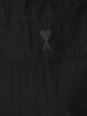AMI Paris Logo Printed Zip-up Jacket