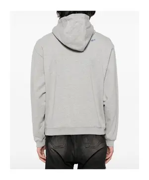 ADER ERROR Distressed Logo Hoodie - Grey