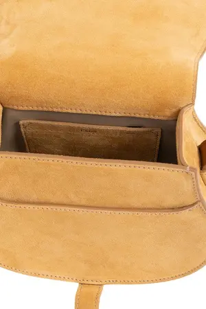 Chloé Small Marcie Suede Crossbody Bag - Brown