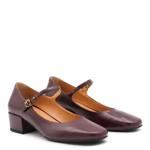 TOD'S Mary Jane Pumps With Adjustable Buckle - Brown