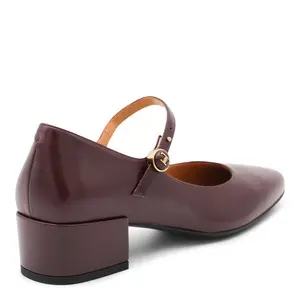 TOD'S Mary Jane Pumps With Adjustable Buckle - Brown