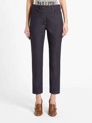 Max Mara Navy Blue Slim Jeans