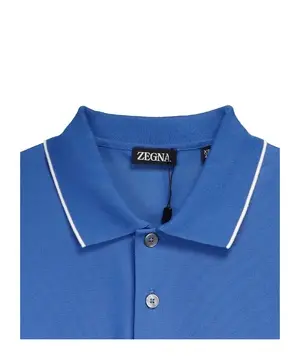 Zegna Embroidered Logo Polo Shirt