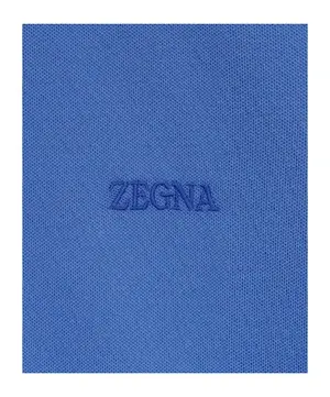 Zegna Embroidered Logo Polo Shirt