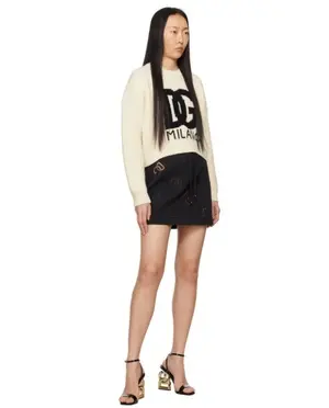 Dolce & Gabbana Dg Logo Embroidered Mini Skirt