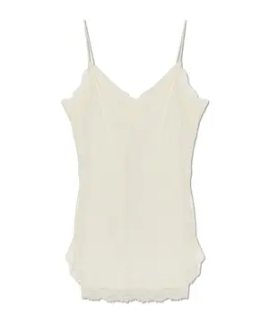 RÓHE Lace-trim Camisole Top - White