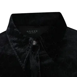 Gucci Stretch Gg Velvet Devoré Shirt