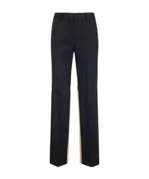 Burberry Panelled Tailored Trousers - Black