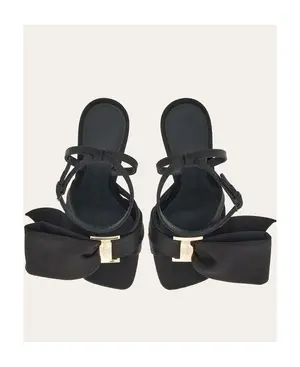 FERRAGAMO Asymmetrical Bow High-heeled Sandals
