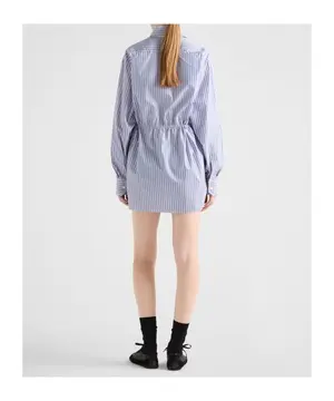 Prada Long Sleeve Striped Shirt