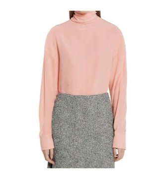 Gucci Crepe De Chine Shirt With Neck Bow - Pink