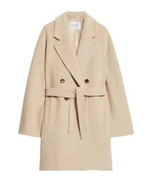 Max Mara Belted Kimono Sleeve Coat
