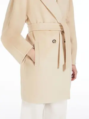 Max Mara Belted Kimono Sleeve Coat