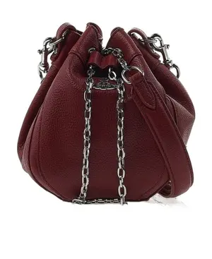 VIVIENNE WESTWOOD Chain Shoulder Bag - Brown