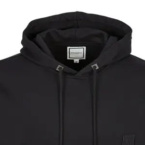 WOOYOUNGMI Hooded Sweatshirt With Floral Graphic - Black