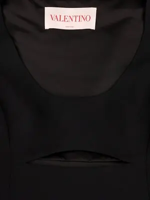 Valentino Garavani Cut-out Sleeveless Dress