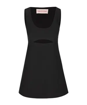 Valentino Garavani Cut-out Sleeveless Dress - Black