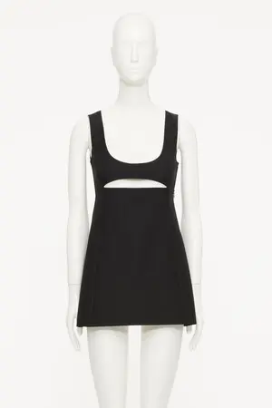 Valentino Garavani Cut-out Sleeveless Dress