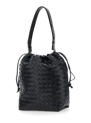 Bottega Veneta Intrecciato Drawstring Bucket Bag
