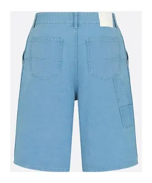 Dior Logo Embroidered Bermuda Shorts