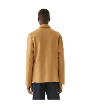 Loewe Shearling Aviator Jacket In Novack And Nappa