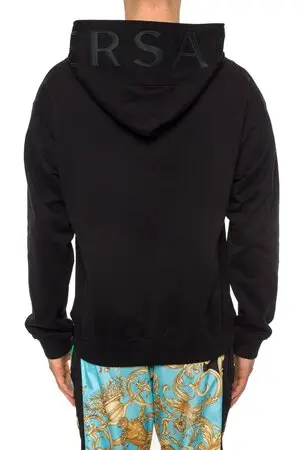 Versace Embroidered Logo Hoodie