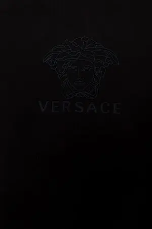 Versace Embroidered Logo Hoodie