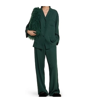 Gucci Gg Jacquard Silk Shirt