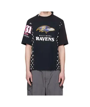 MARINE SERRE Graphic Printed Jersey T-shirt