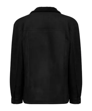 Tagliatore Shearling Collar Coat