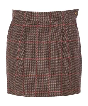 Chloé Plaid Skirt