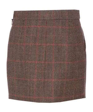 Chloé Plaid Skirt