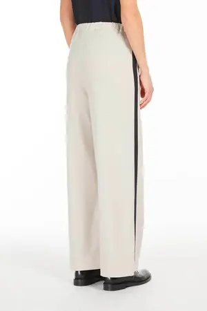 Max Mara Elastic Waist Wide Leg Trousers