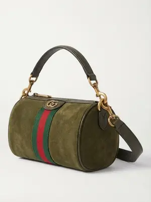 Gucci Ophidia Mini Handbag - Dark Green
