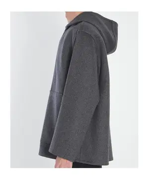 Bottega Veneta Hooded Double Face Zipped Jacket