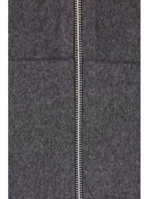 Bottega Veneta Hooded Double Face Zipped Jacket - Black