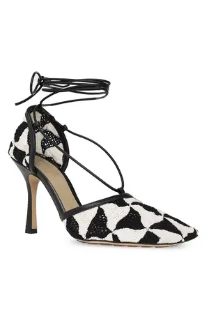 Bottega Veneta Stretch Ghost Crochet Sandals