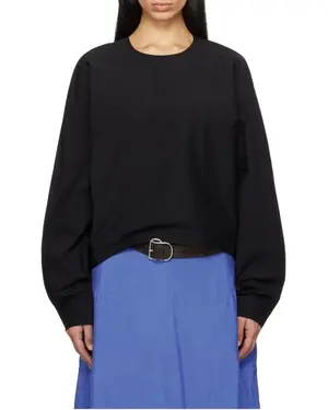 TOTEME Batwing Sleeve Blouse With Pleated Details