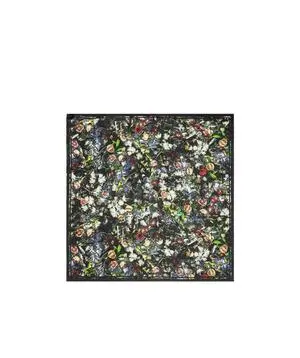 Alexander McQueen Floral Silk Scarf - Multicolor