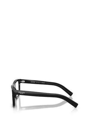 Prada Rectangle Frame Eyeglasses - Black