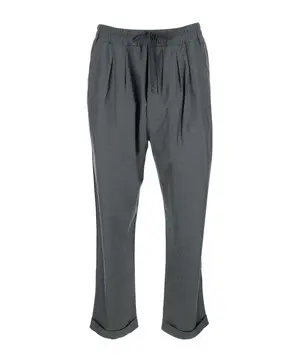 TOM FORD Silk Drawstring Pants - Grey