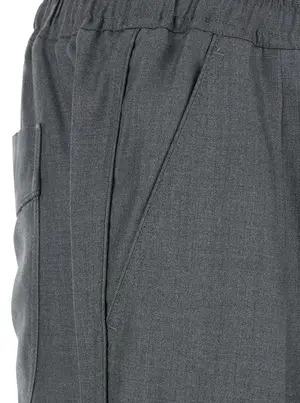 TOM FORD Silk Drawstring Pants - Grey