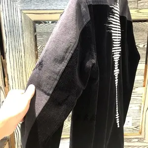 FORCERPBLK Corduroy Spliced Casual Jacket