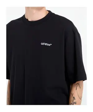 Off-White Logo Embroidered Crewneck T-shirt