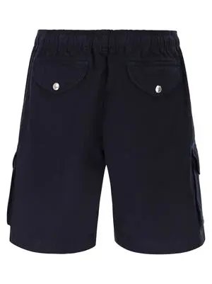 Brunello Cucinelli Drawstring Bermuda Shorts With Multiple Pockets - Black