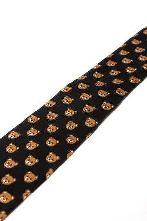 Moschino Teddy Bear Printed Neck Tie