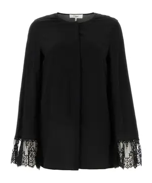 Chloé Lace Cuff Blouse